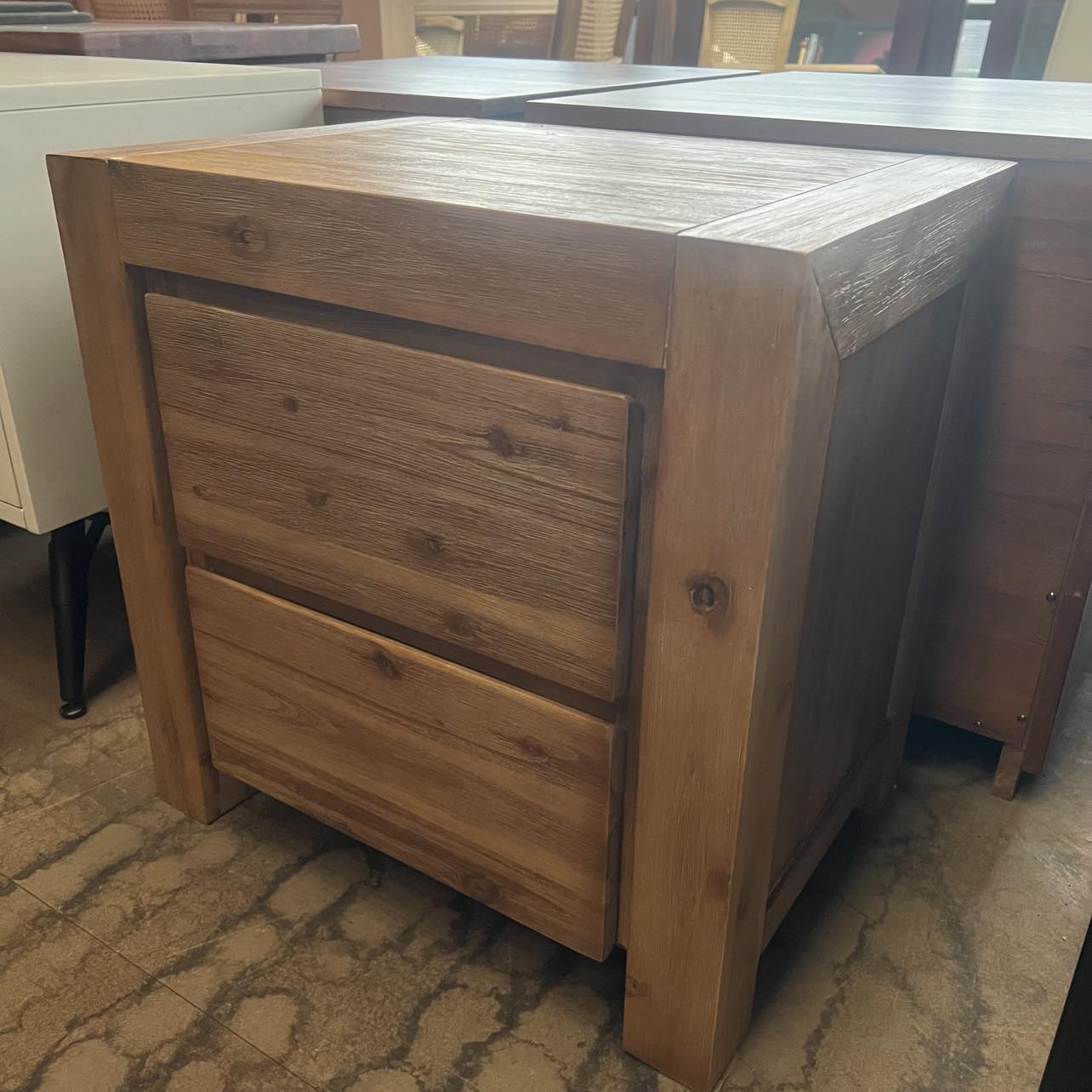 CLEARANCE - Matrix Bedside table - Warm Natural – InStyle Furniture