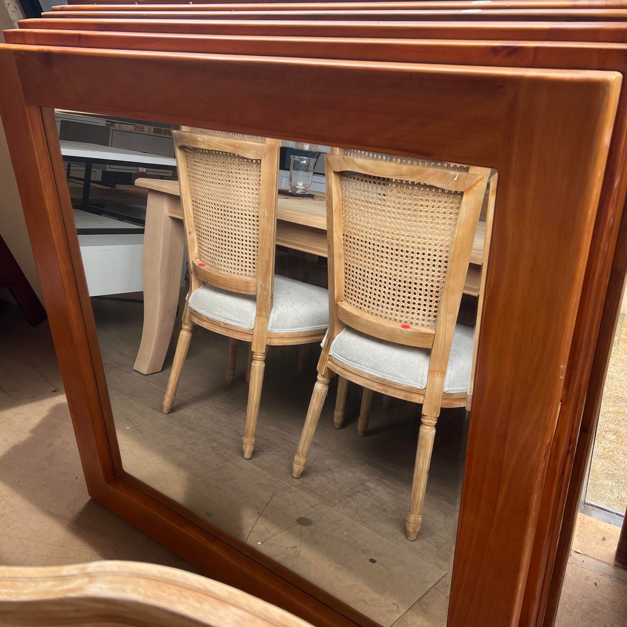 CLEARANCE - Oak Mirror 110cm x 90cm | InStyle Furniture