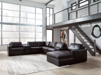 ModMax II 8-Piece Leather Modular Chaise Sectional | InStyle Furniture