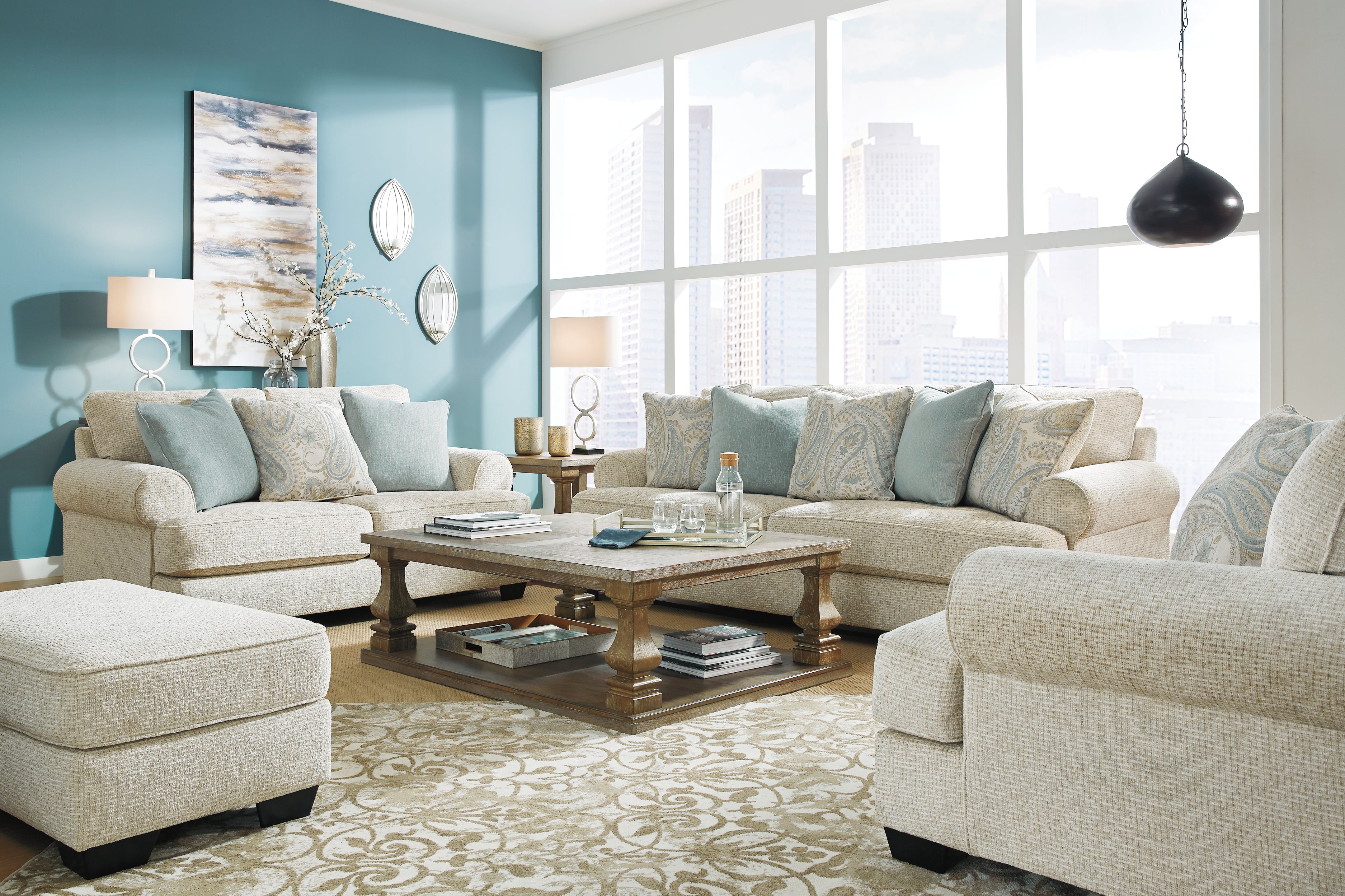 Monaghan Signature Lounge Suite – Sandstone | InStyle Furniture