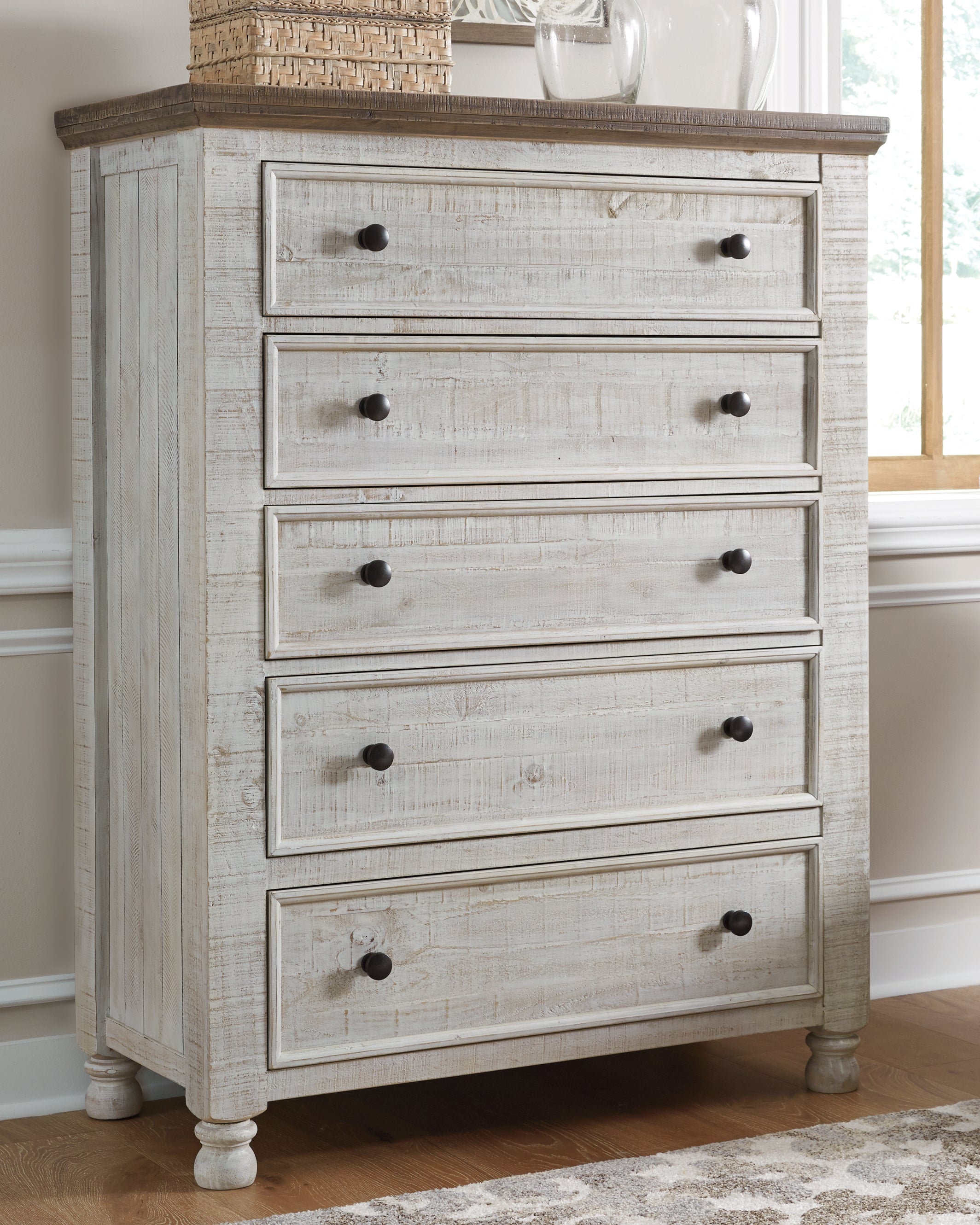 Havalance Tallboy Chest – Rustic Two-Tone Bedroom Storage – InStyle ...