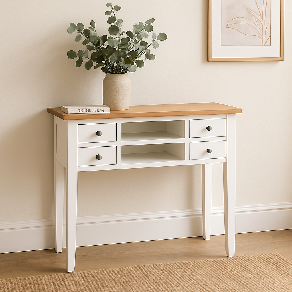 Bella Timber Hall Table – White | InStyle Furniture