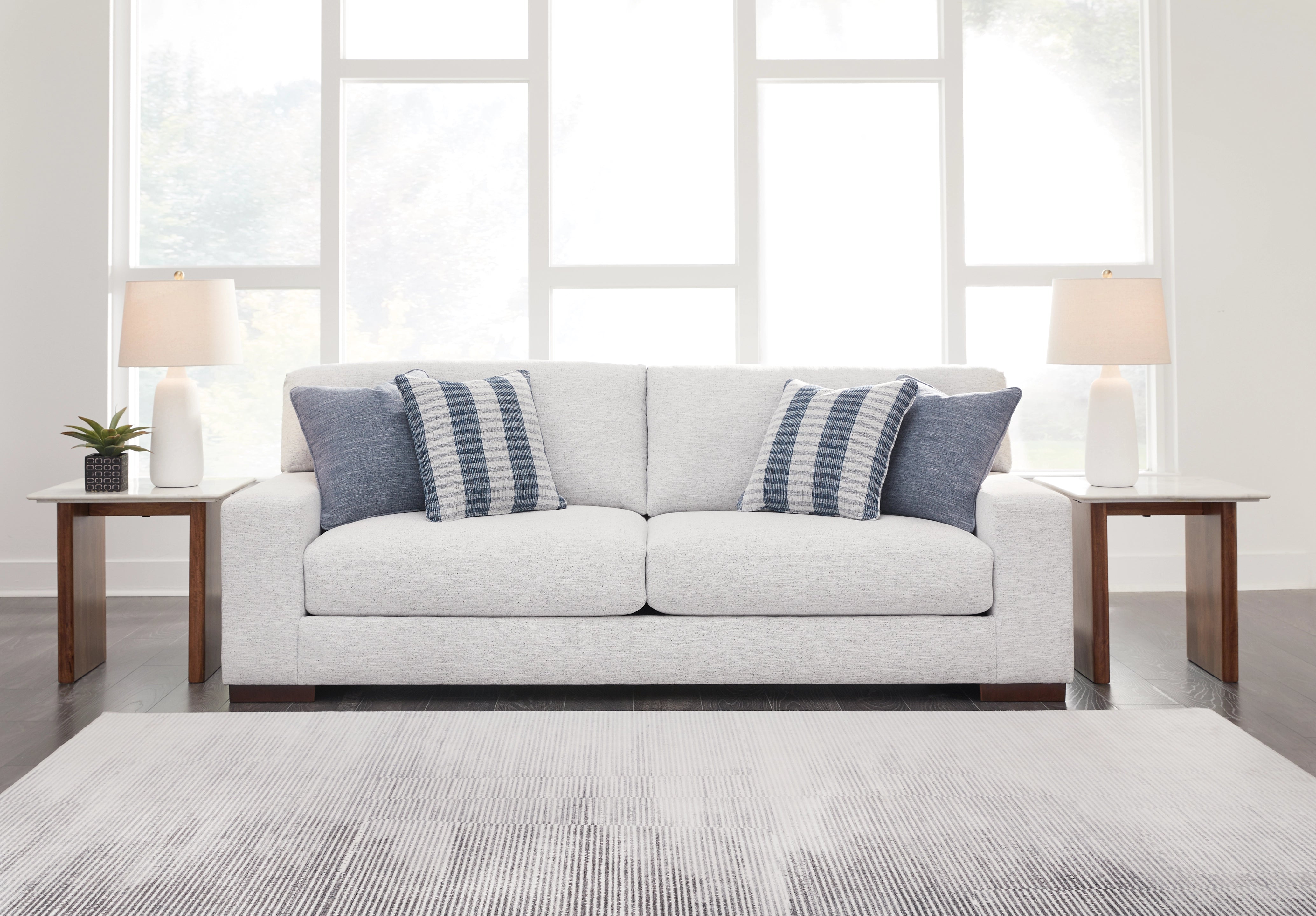 Belvoir 3 Seater Sofa Snow Fabric – InStyle Furniture