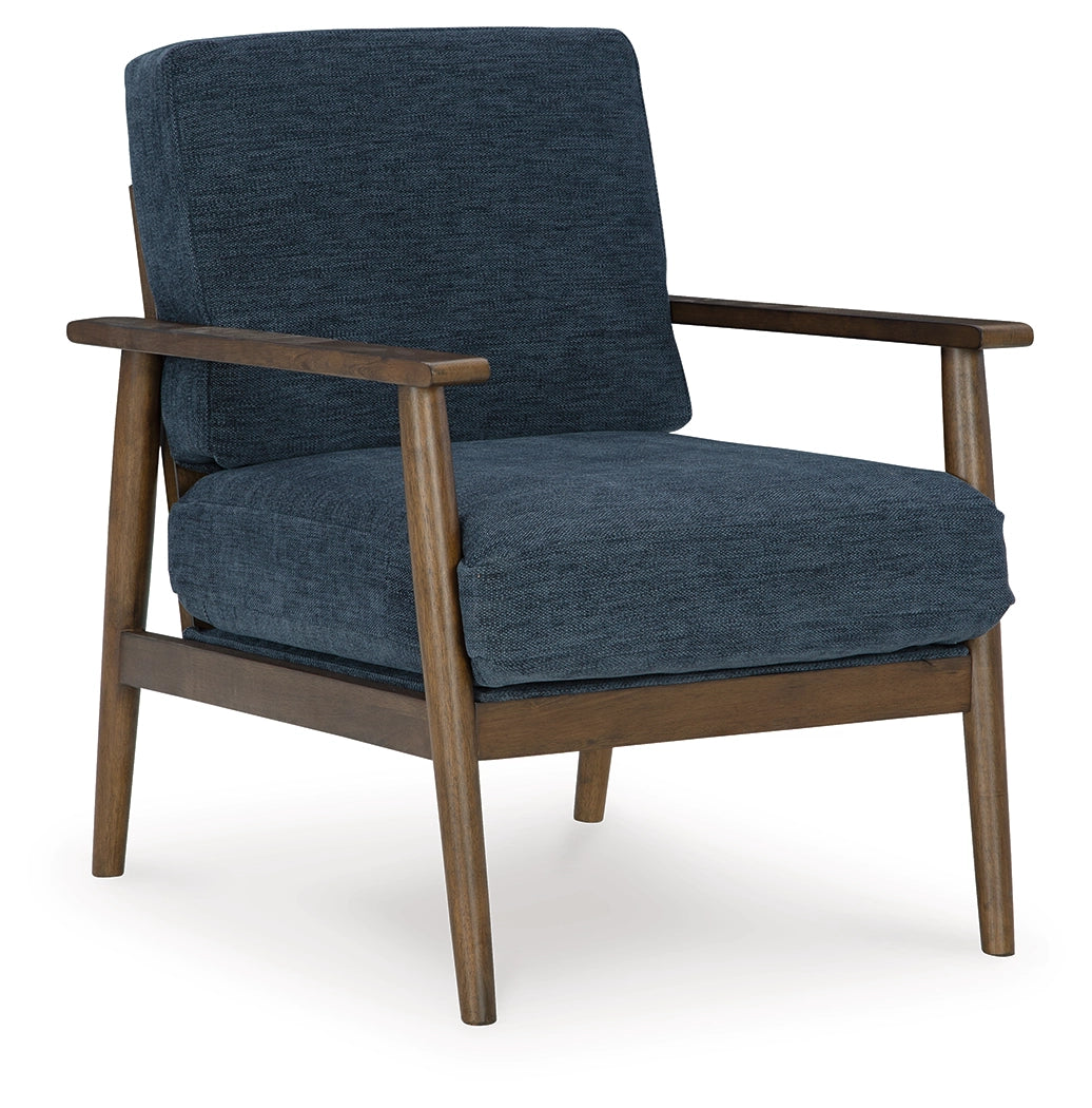Bixler Showood Accent Chair - Navy | Stylish & Comfortable Seating ...