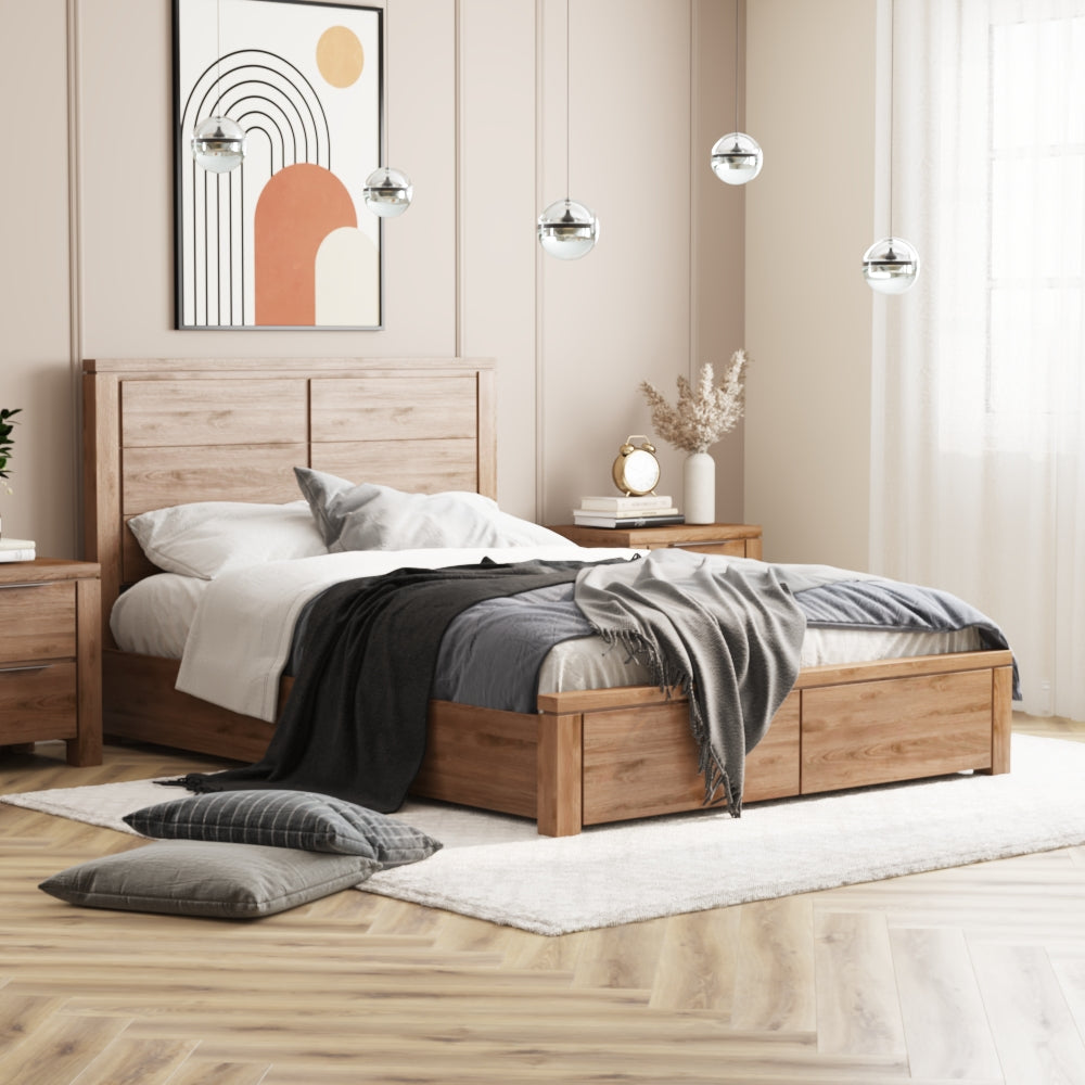 Byron Bay Bed - Natural – InStyle Furniture
