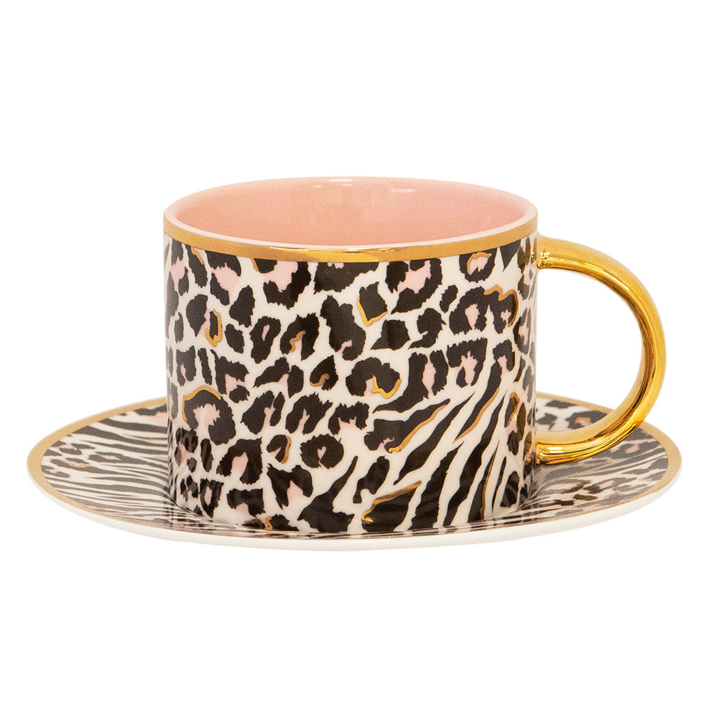 Teacup & Saucer - Safari Leopard - InStyle Furniture