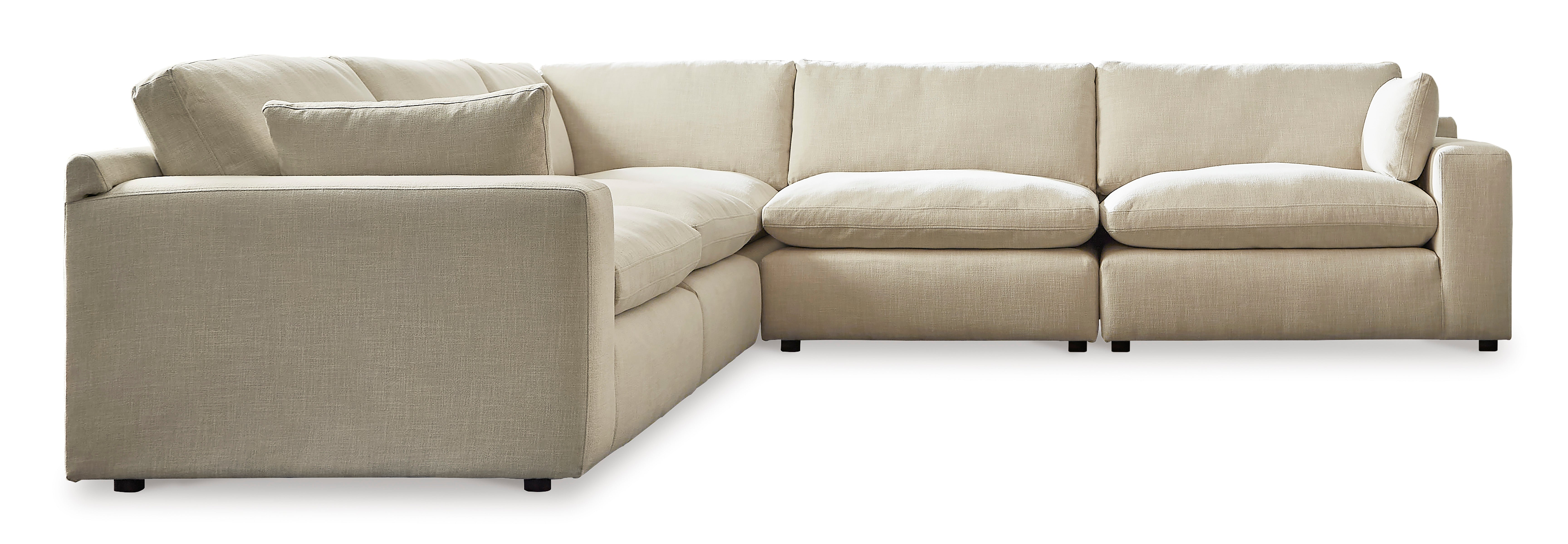 Elyza Linen 5-Piece Symmetrical Sectional – InStyle Furniture