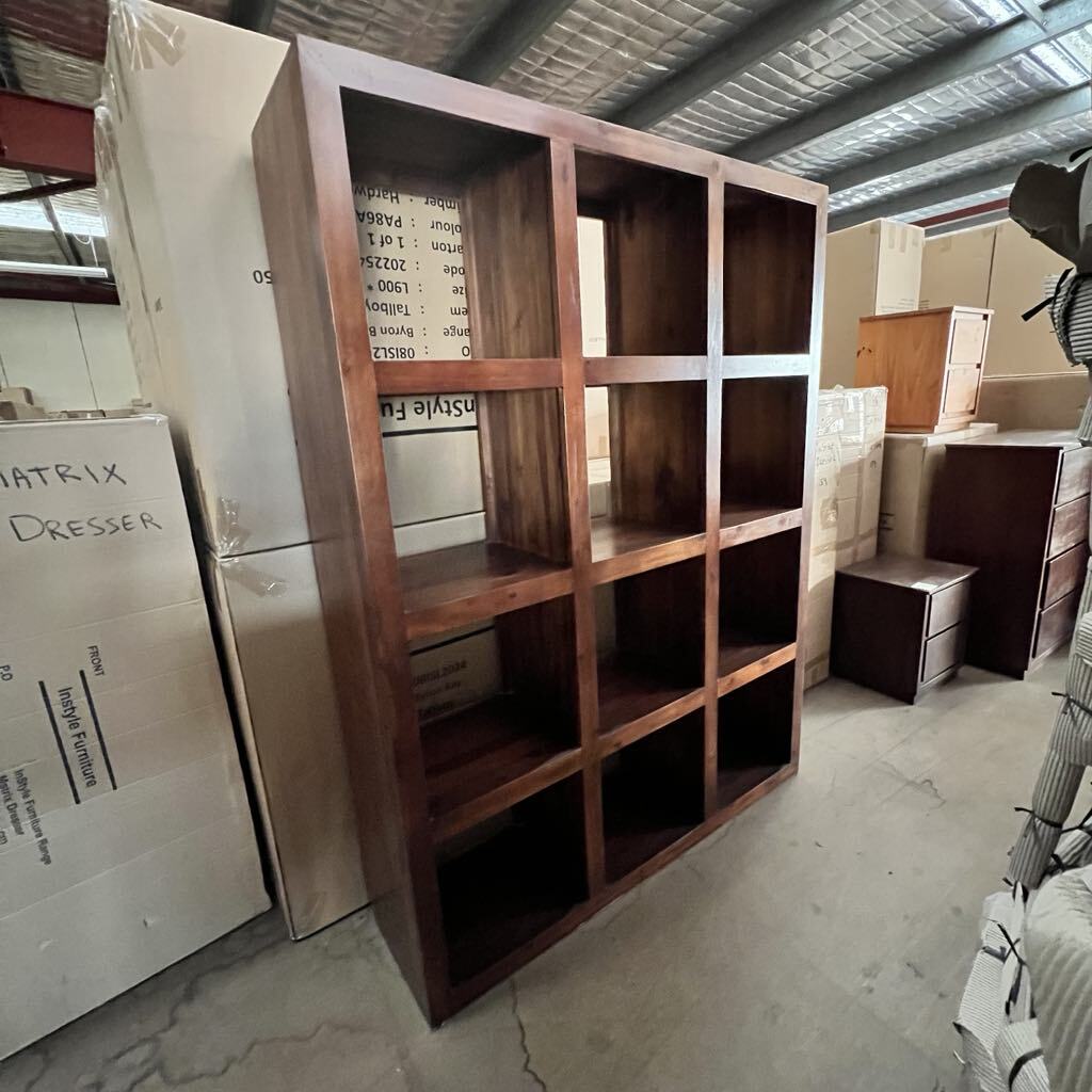 Felix Hardwood Cube Storage Unit - 12 Cubes | InStyle Furniture