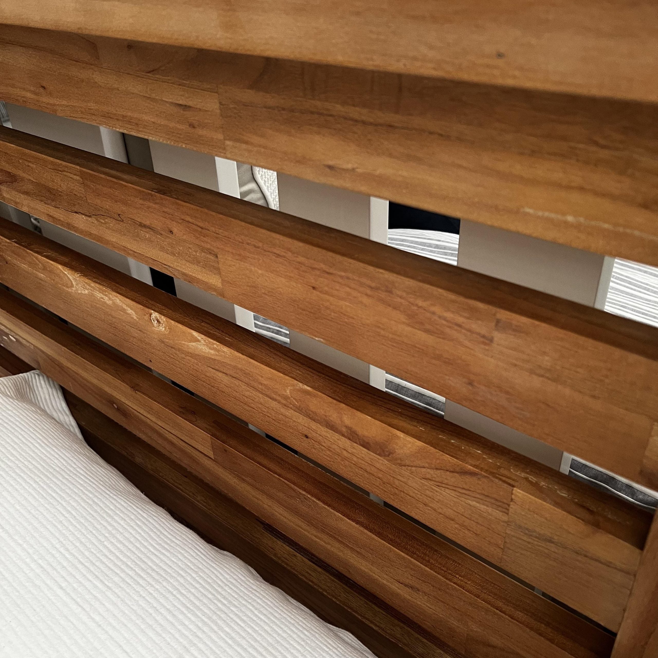 Grand Horizons Bed - Natural | Solid Timber Bed – InStyle Furniture