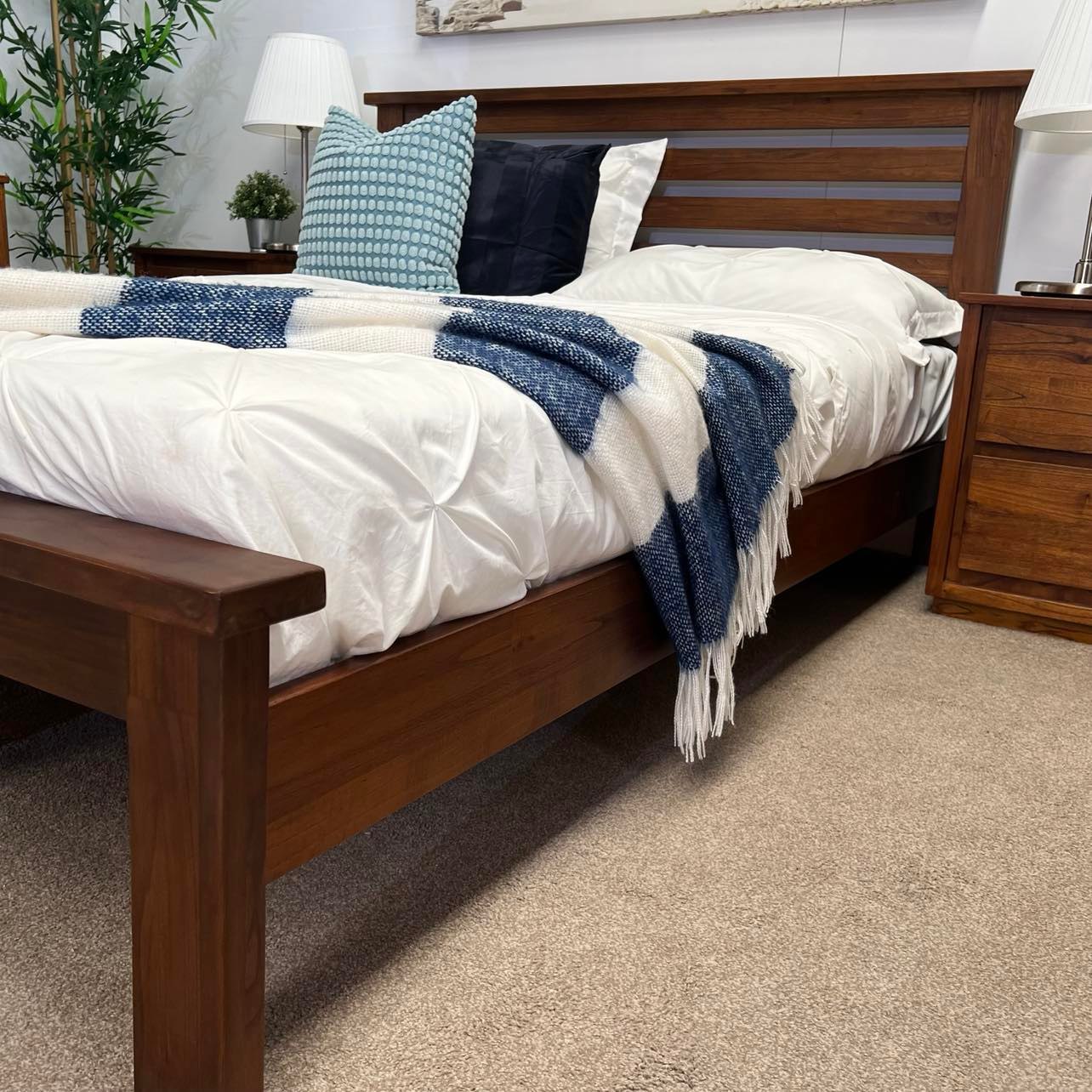 Grand Horizons Bed - Dark Oak – InStyle Furniture