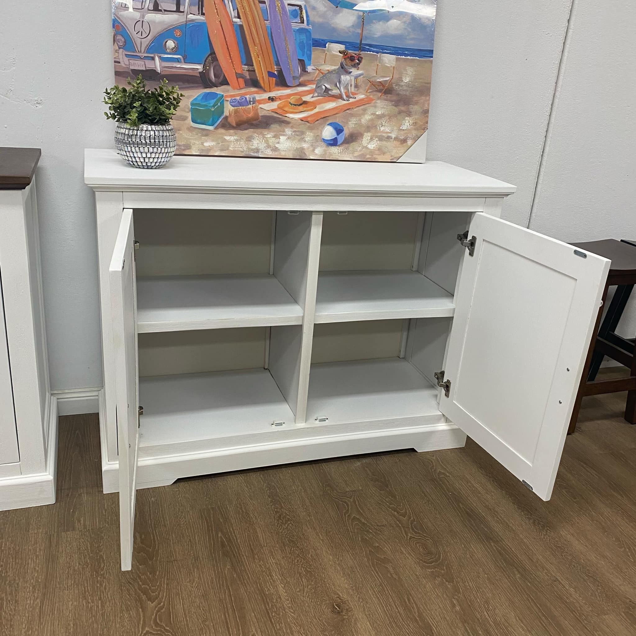 Hampton Coastal 120cm Buffet - White | Stylish & Durable Storage ...