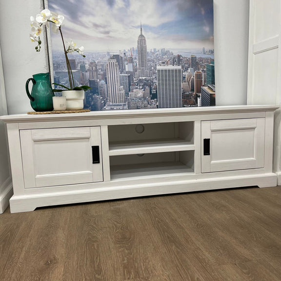 Hampton Coastal 1700mm TV Unit - White – InStyle Furniture