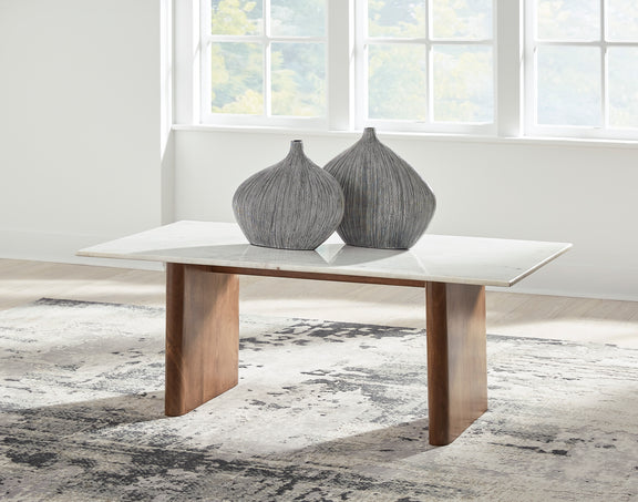 Isanti Marble Top Rectangle Coffee Table – InStyle Furniture