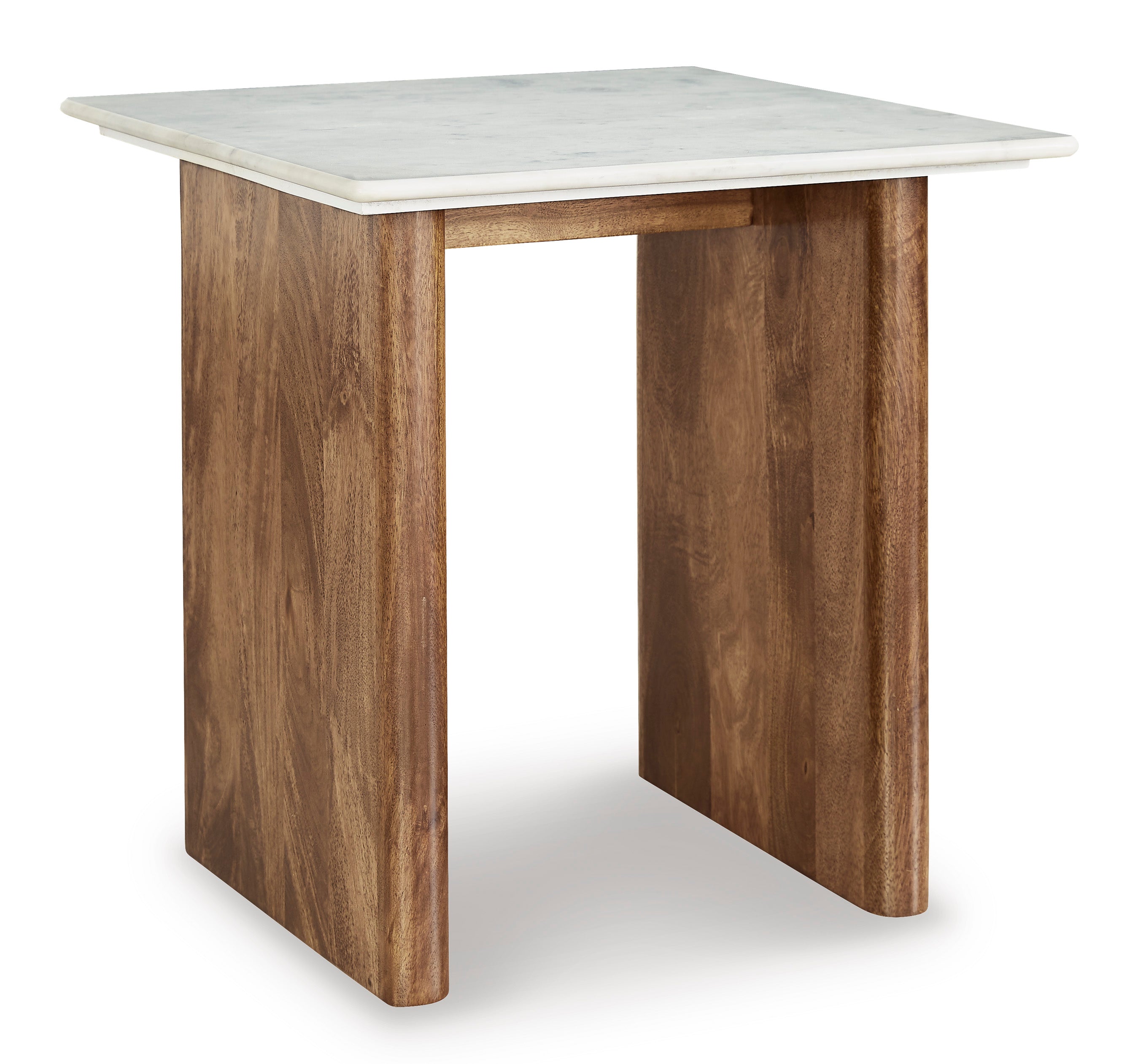 Isanti Marble Top Rectangular Side Table – InStyle Furniture