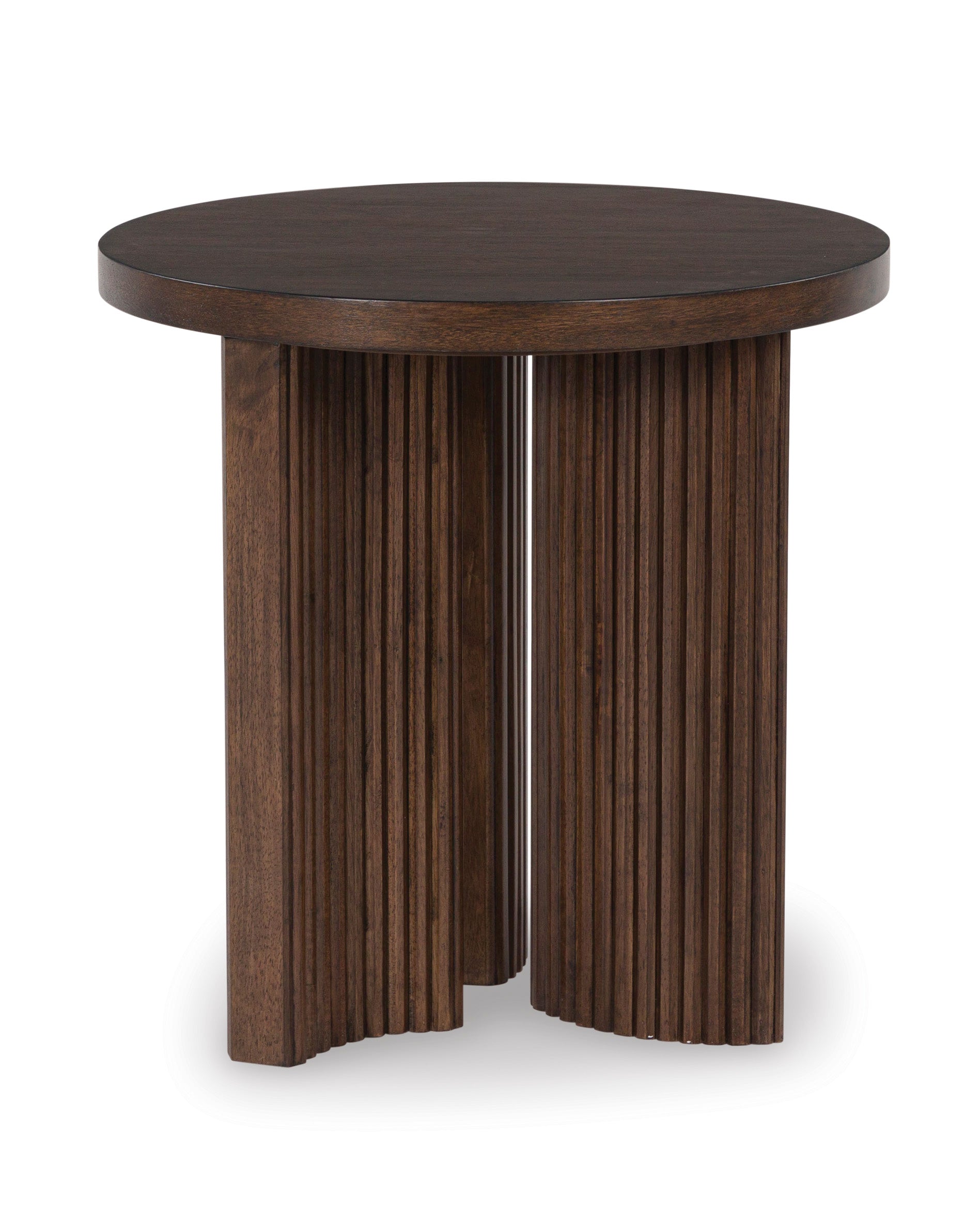 Korestone Side Table - Dark Brown – InStyle Furniture