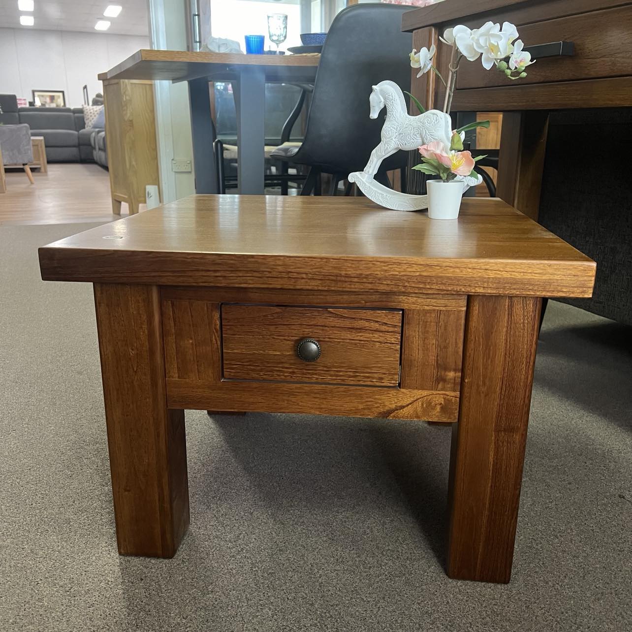 New Age Side Table - Dark Oak – InStyle Furniture