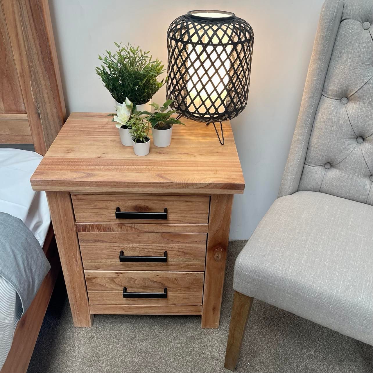 New Age Bedside Table - Natural – InStyle Furniture