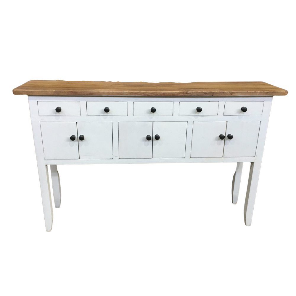 Rubi Timber Hall Table – White | Solid Timber | InStyle Furniture