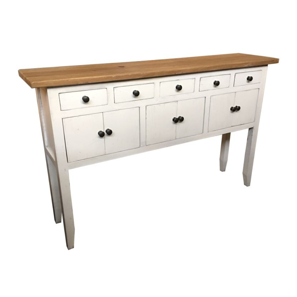 Rubi Timber Hall Table – White | Solid Timber | InStyle Furniture