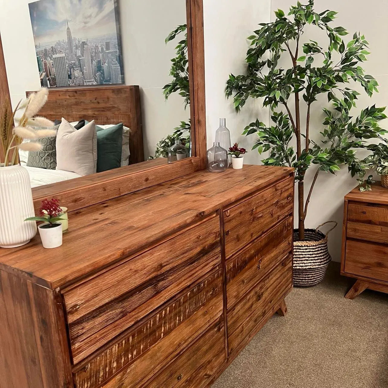 Seaside Dresser in Mocha Finish | Solid Hardwood – InStyle Furniture