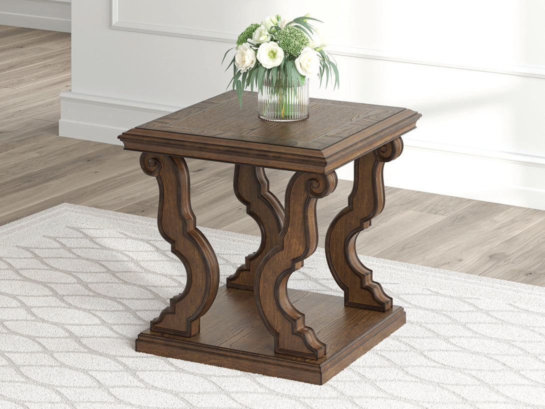 Maylee Dark Brown Side Table | Classic Living | InStyle Furniture