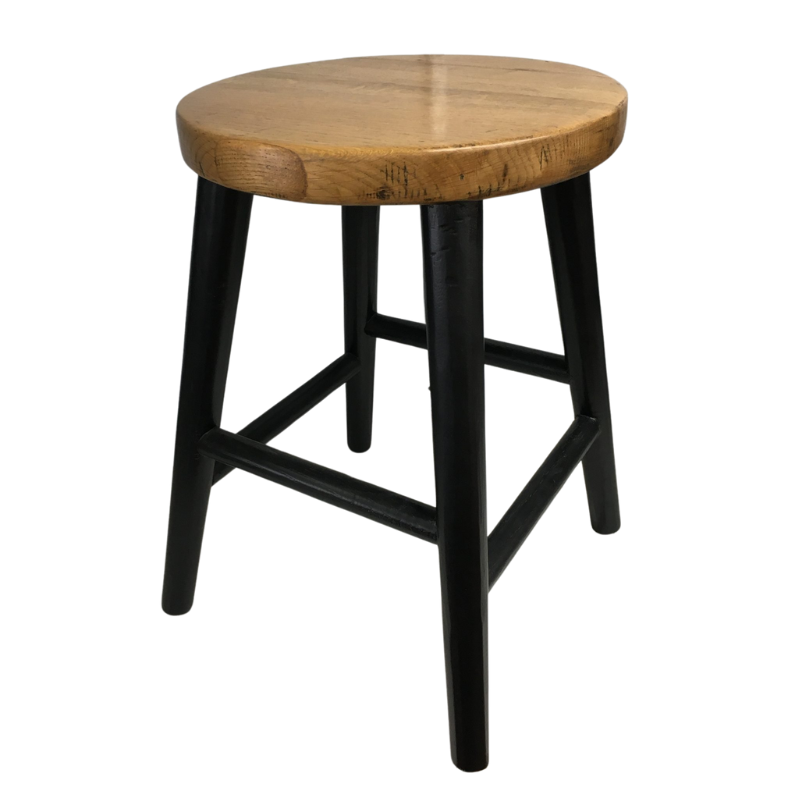 Tallawong 45cm Low Bar Stool - Black – InStyle Furniture