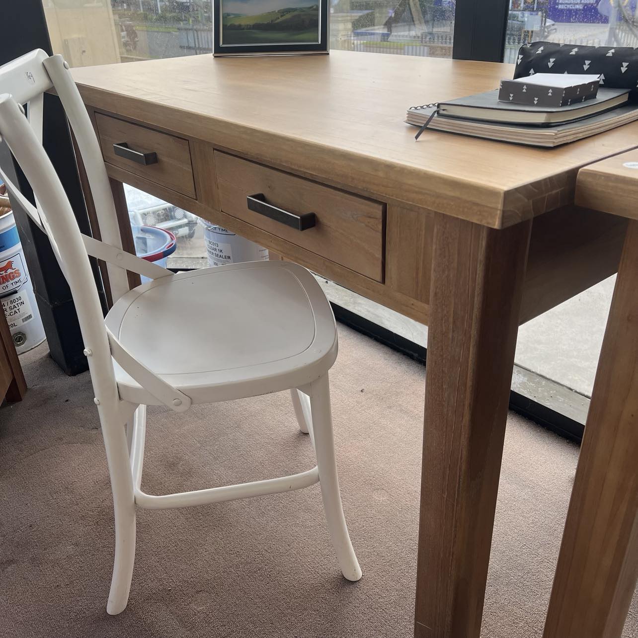 New Age 130cm Student Desk - Natural – InStyle Furniture