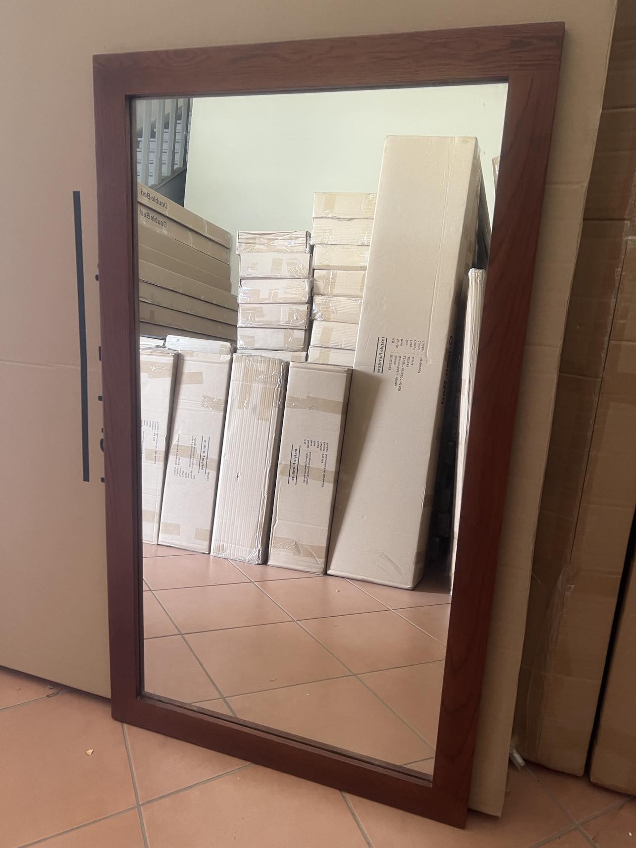 CLEARANCE - Mirror 70cm x 120cm - Dark Oak - InStyle Furniture