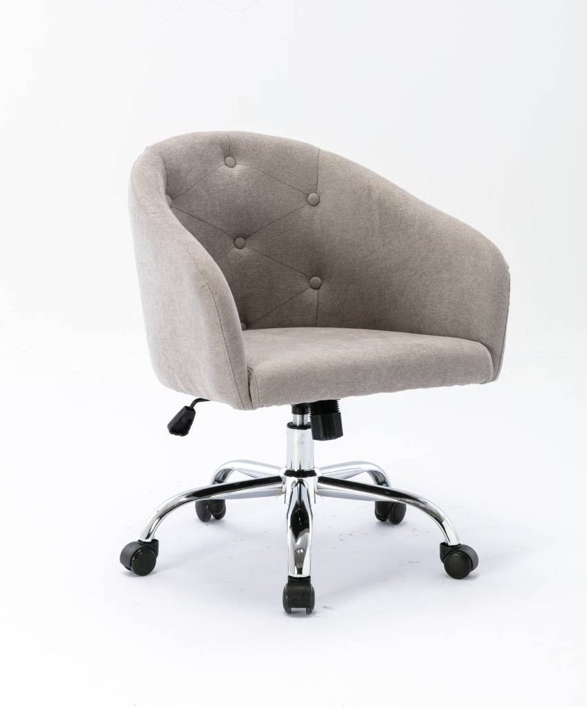 Erinn Fabric Office Chair – Light Grey | InStyle Furniture