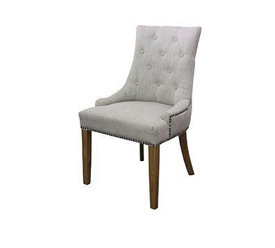 Marko Upholstered High Back Chair – Flaxen | InStyle Furniture